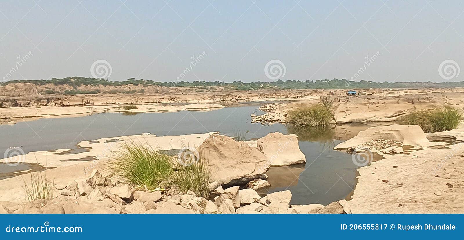 Tapi River Geological Structure Rocks Stock Image - Image of sand ...
