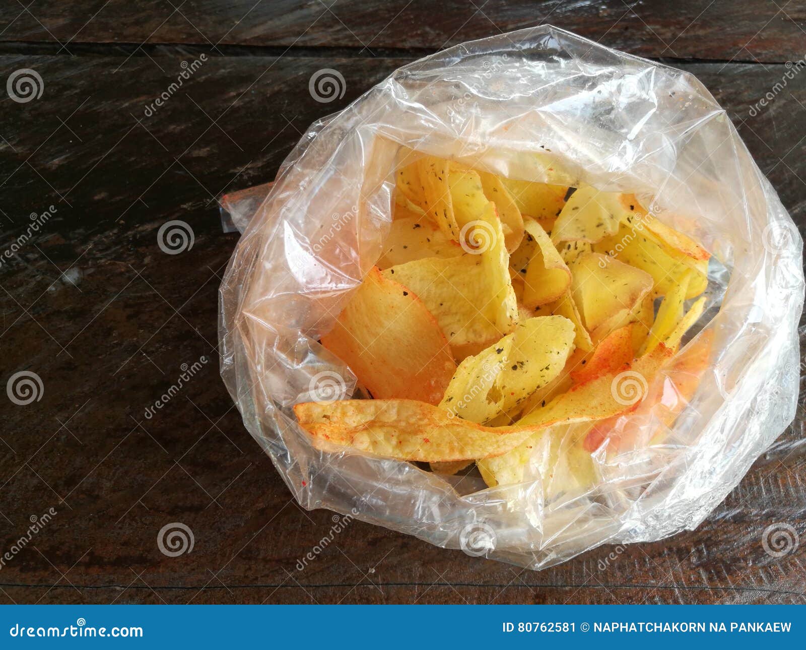 Tapioca Chips Or Cassava Chips. Stock Photo | CartoonDealer.com #48439674
