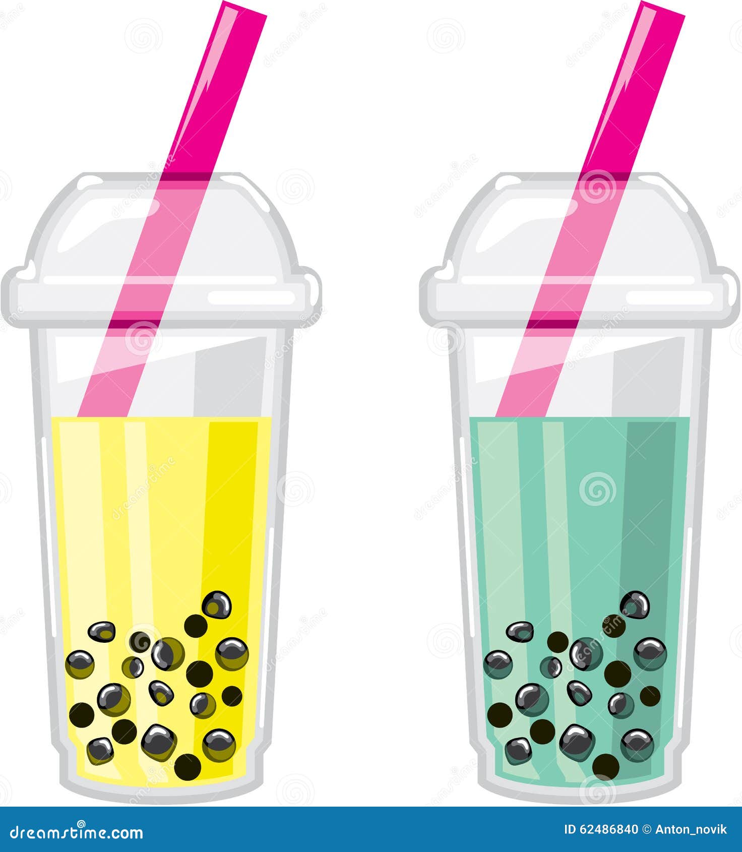 Tapioca Drink illustration stock vector. Illustration of asian - 62486840