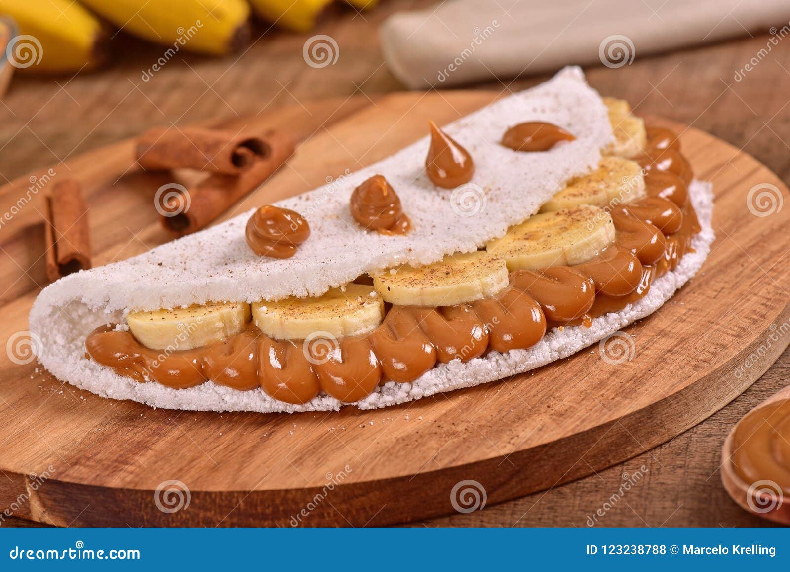 Sweet Tapioca Dessert stock photo. Image of cinnamon - 123238788