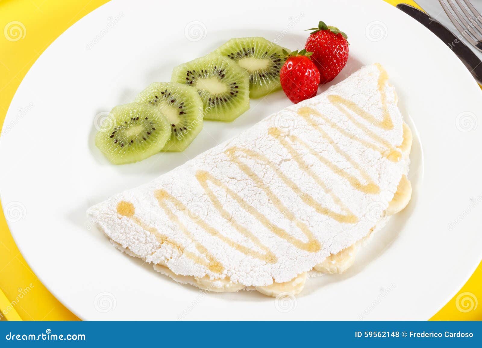 Tapioca with fruits stock photo. Image of flatbread, fitness - 59562148