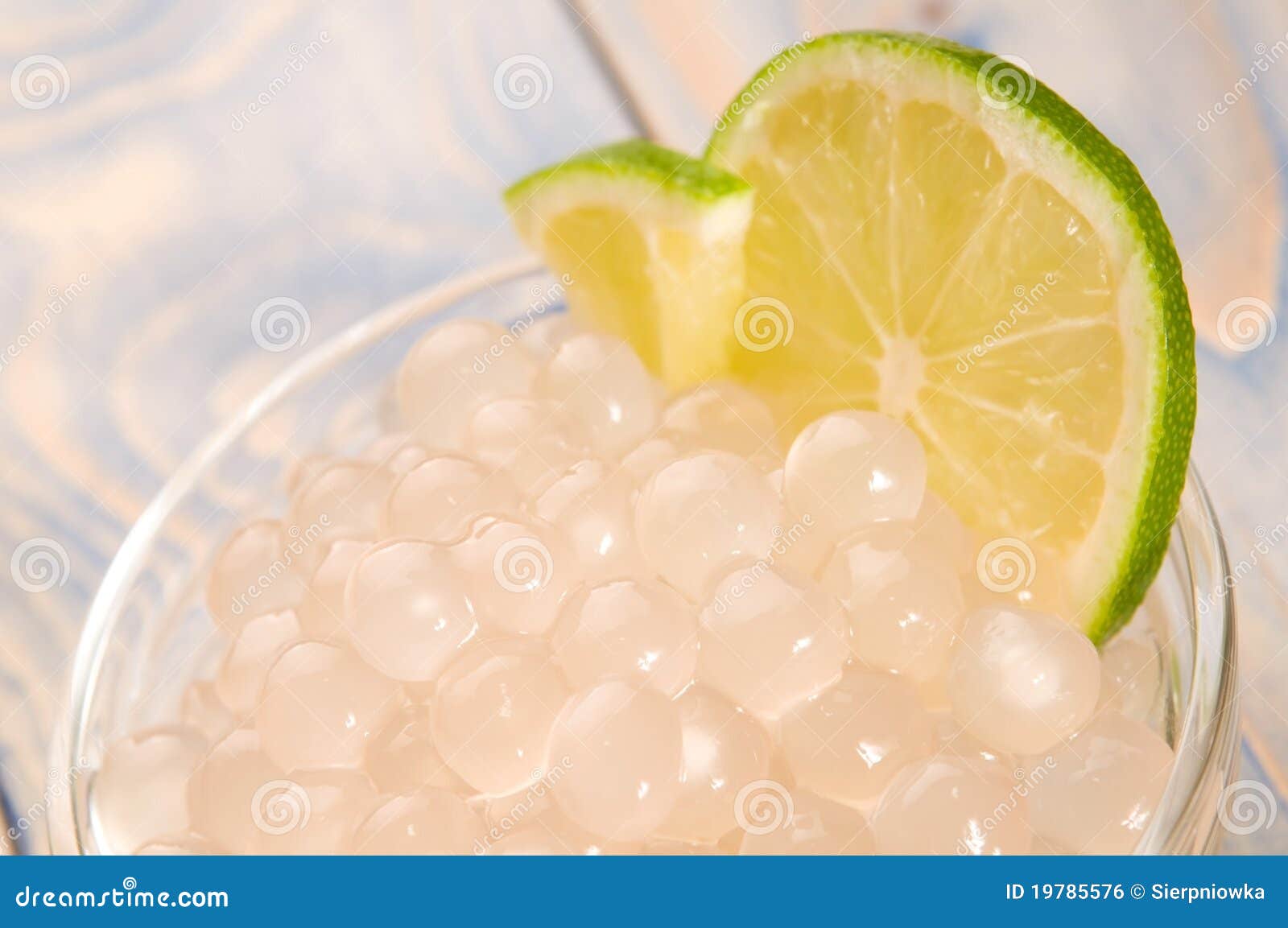 Tapioca Pearls with Lime. Bubble Tea Stock Photo - Image of bubble ...