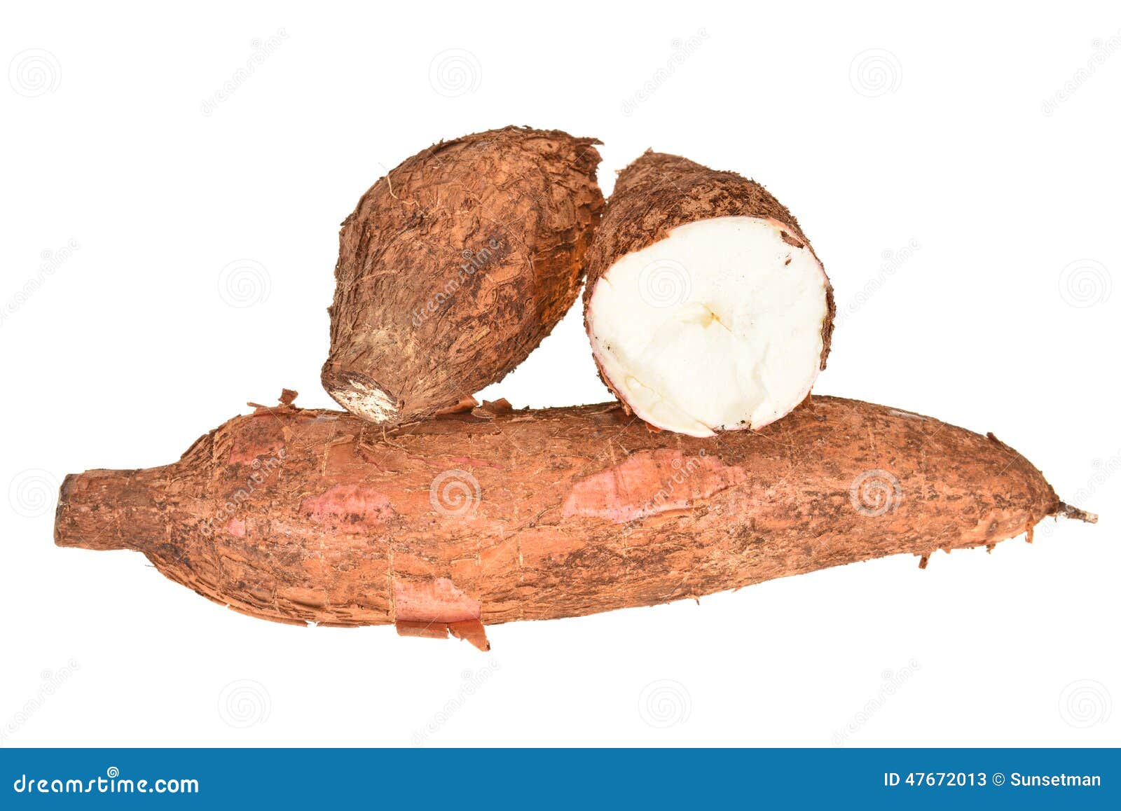 Tapioca Roots stock image. Image of tapioca, fresh, white - 47672013