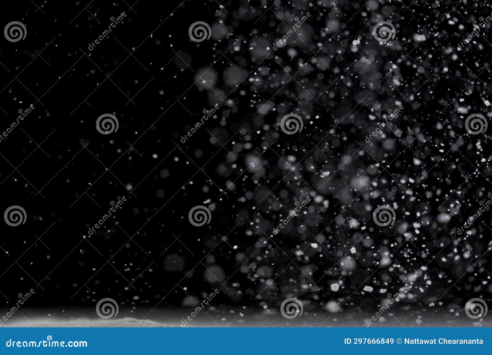 Tapioca Starch Flour Fly Explosion, White Powder Tapioca Starch Fall ...