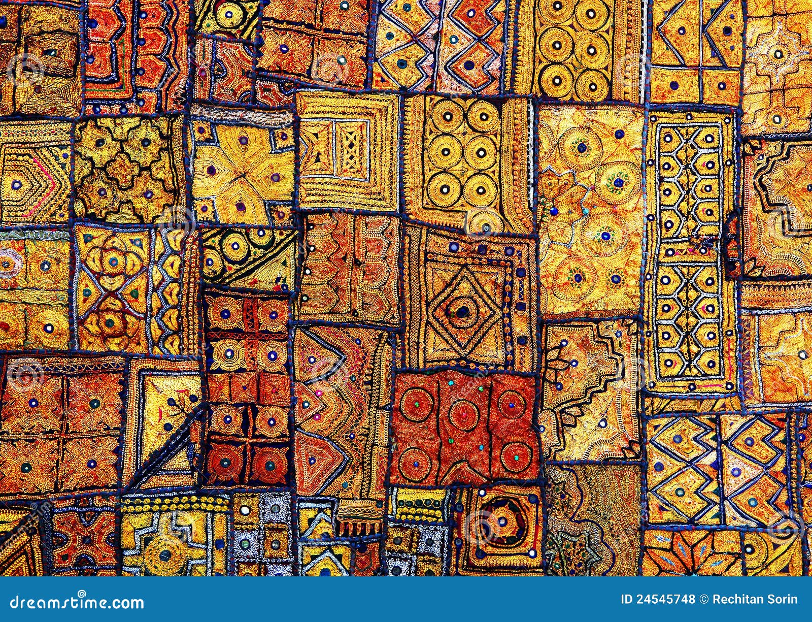 Tapis indien de patchwork photo stock. Image du lames - 24545748