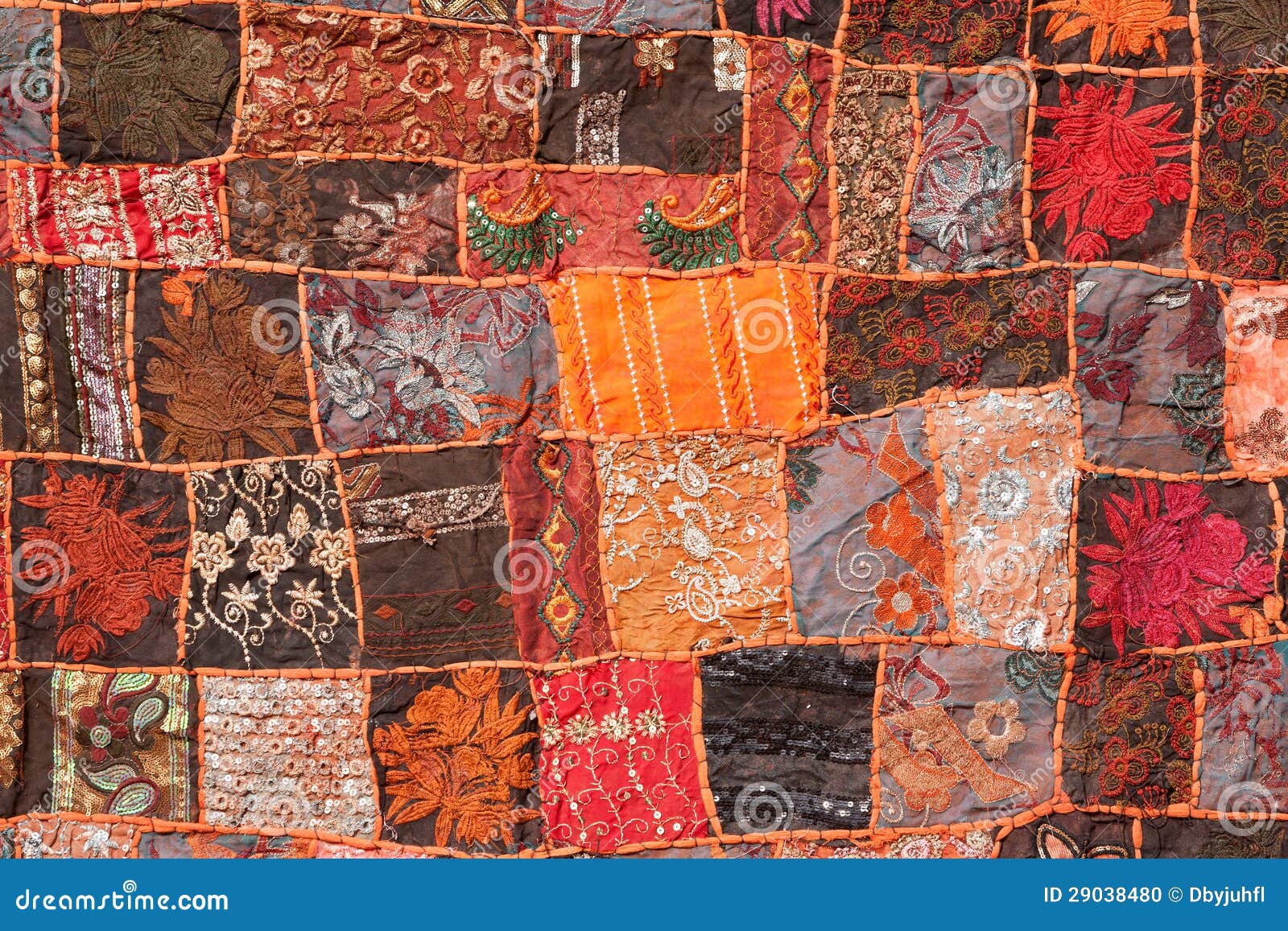 Tapis indien de patchwork photo stock. Image of lames - 29038480