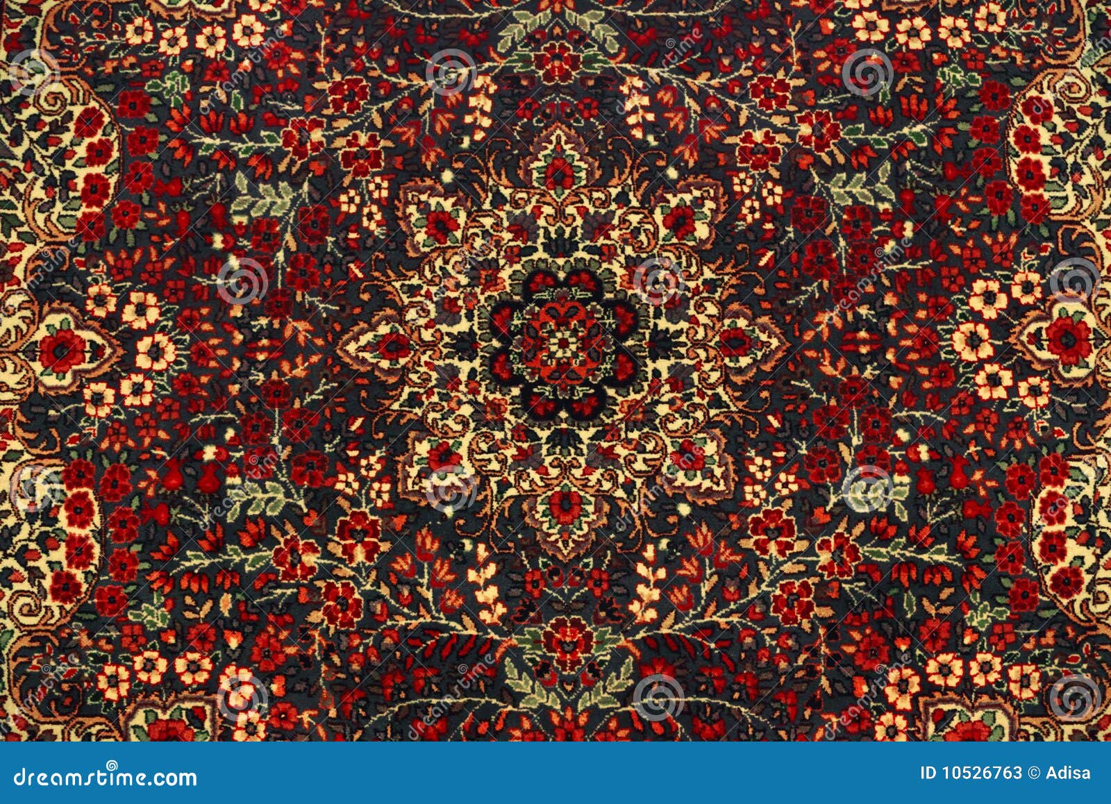Tapis oriental image stock. Image du coloré, artistique - 10526763