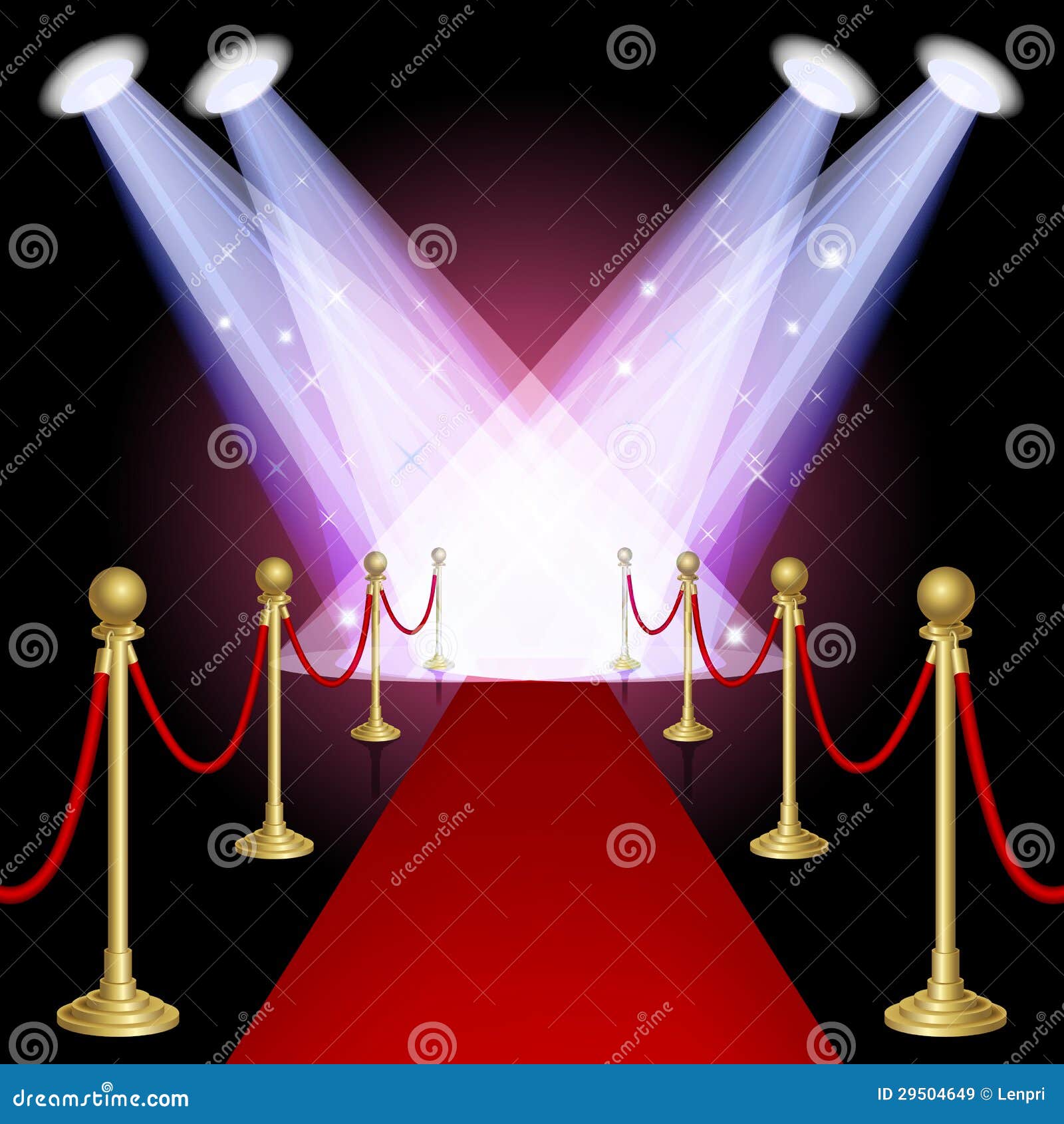 Tapis rouge illustration de vecteur. Illustration du illustration ...