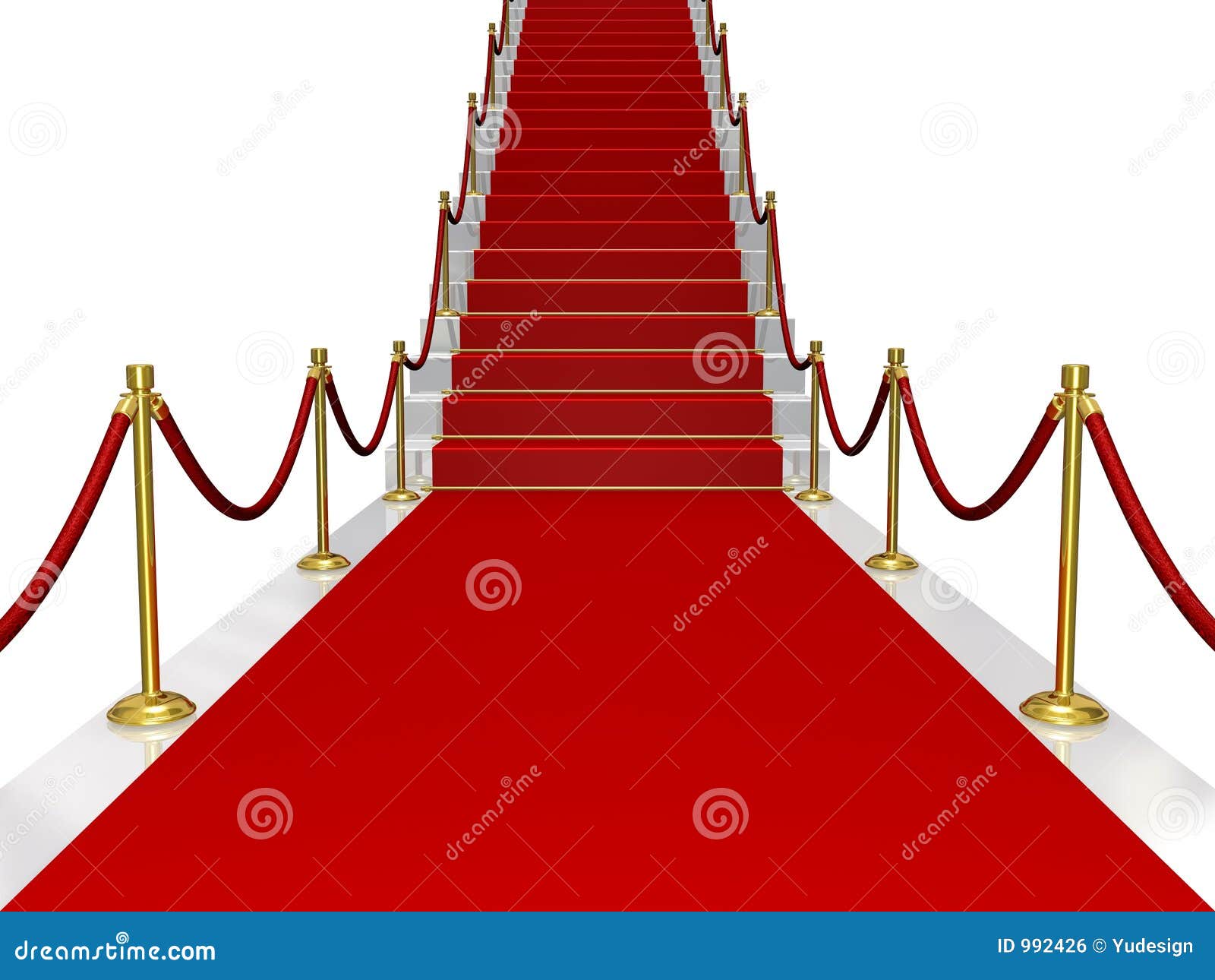 Tapis rouge illustration stock. Illustration du cinéma - 992426