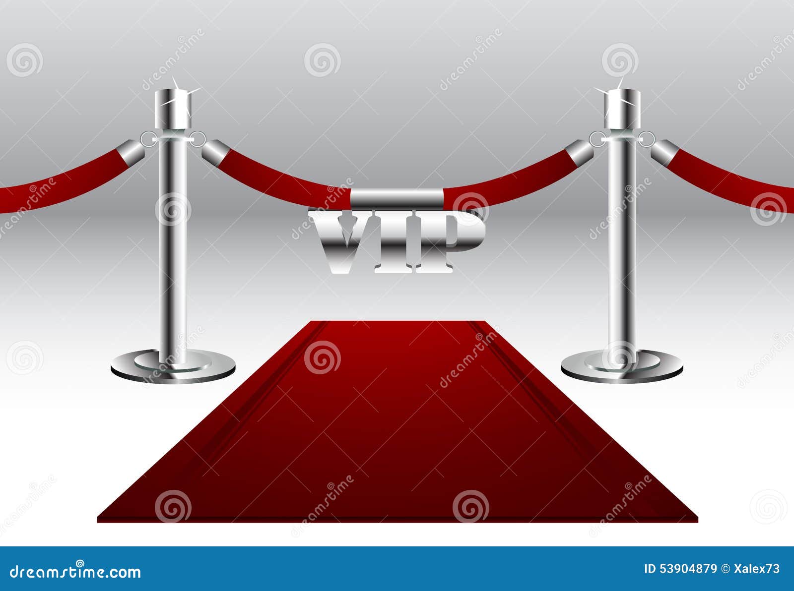 Tapis Rouge Avec Le Signe De VIP Illustration de Vecteur - Illustration ...