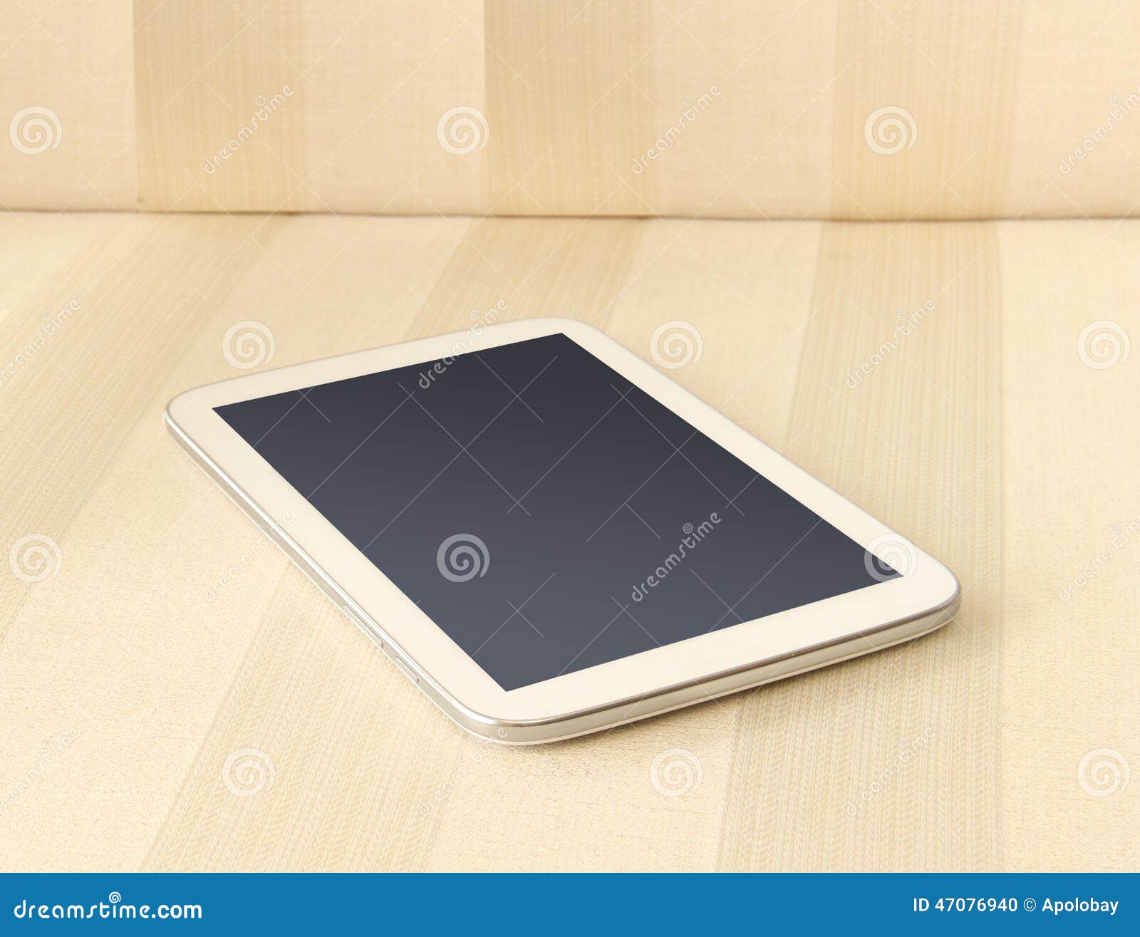 Taplet Pc on Sofa, Shallow Depth of Field Stock Photo - Image of ...