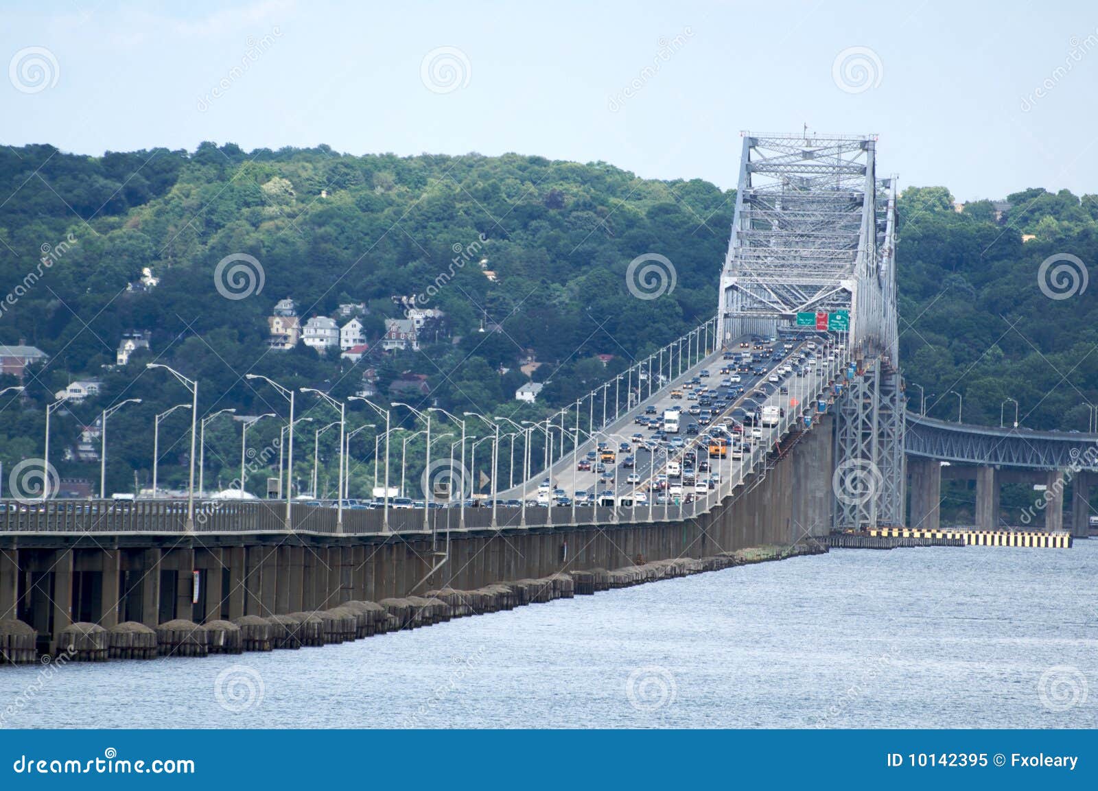 Tappan Zee Bridge stock image. Image of support, road - 10142395