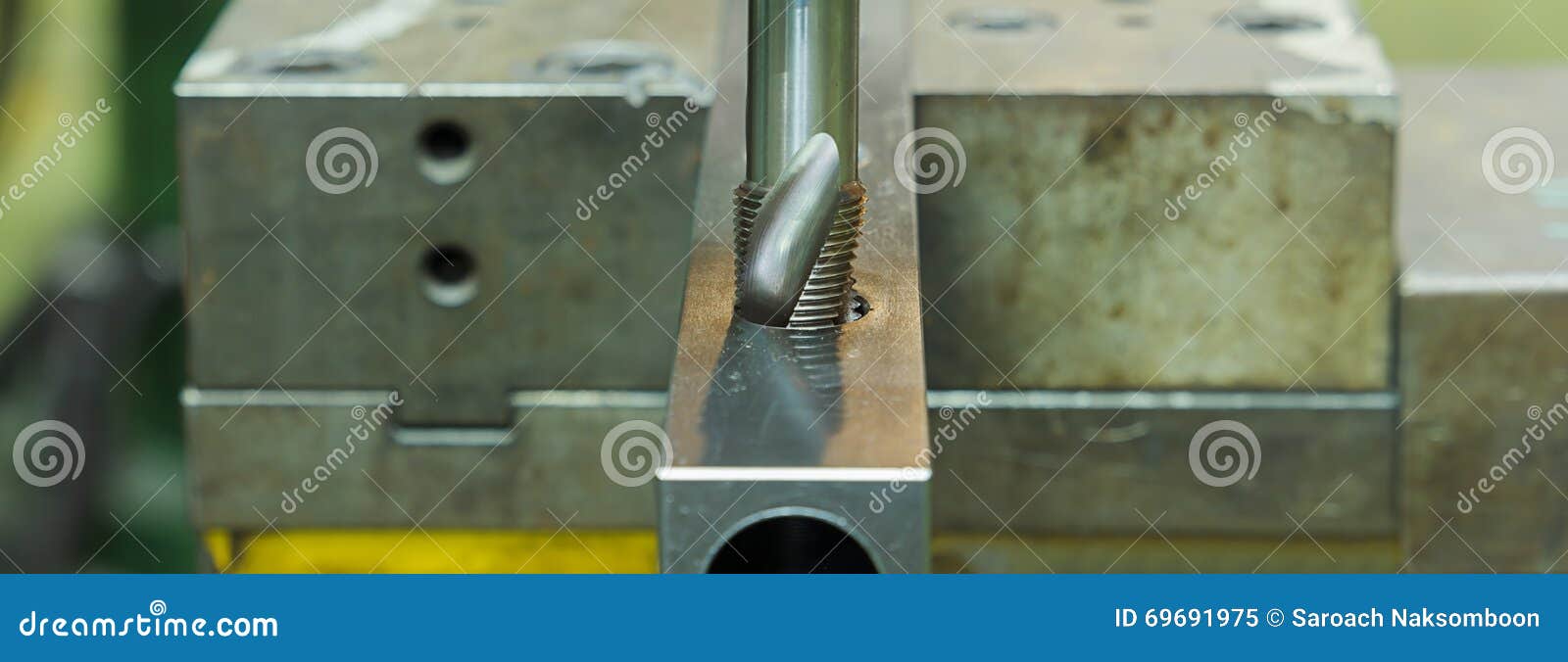 Tapping metal box stock image. Image of cutting, instrument - 69691975