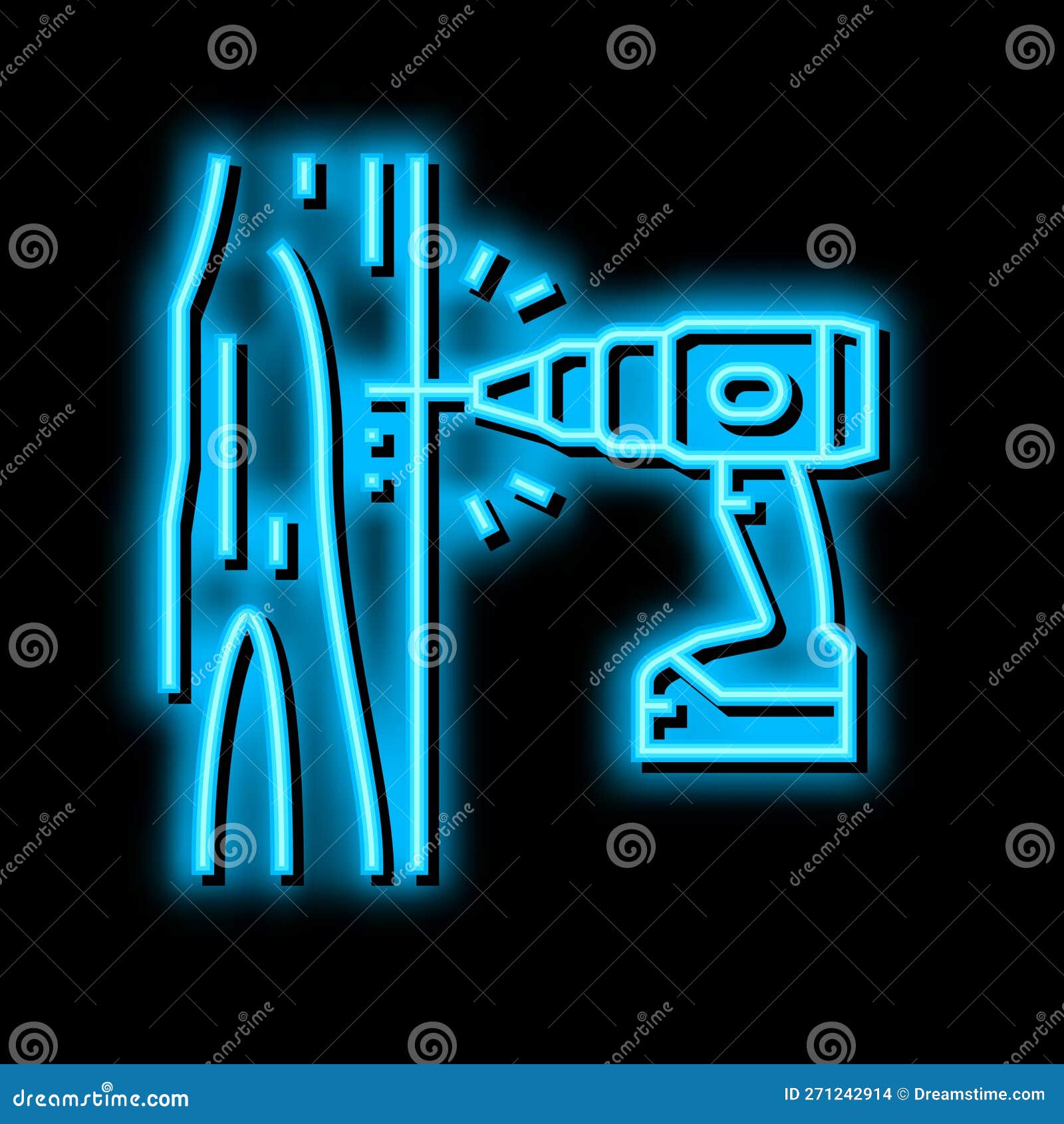 Tapping, Vintage Illustration Cartoon Vector | CartoonDealer.com #163340857