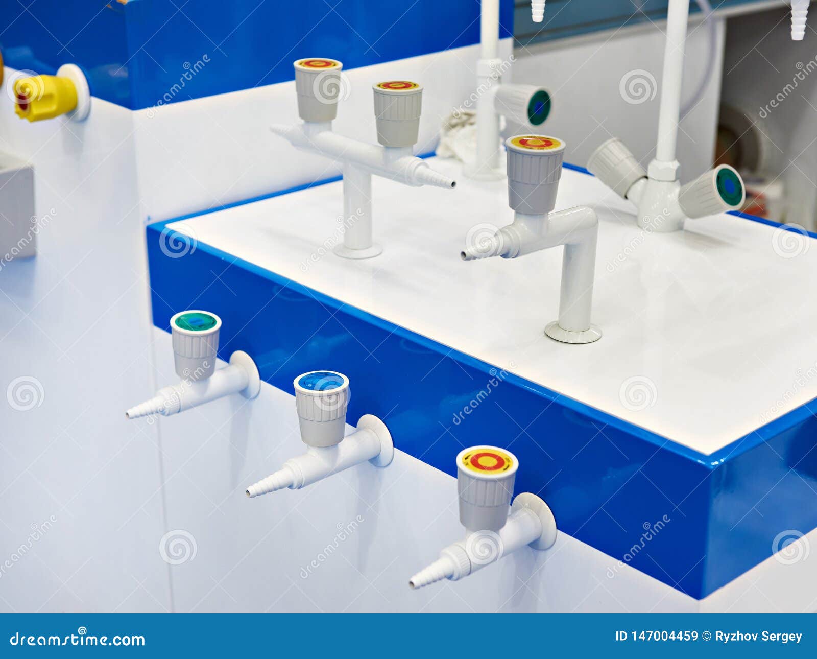 Taps in Chemical Laboratory Stock Image - Image of science, taps: 147004459