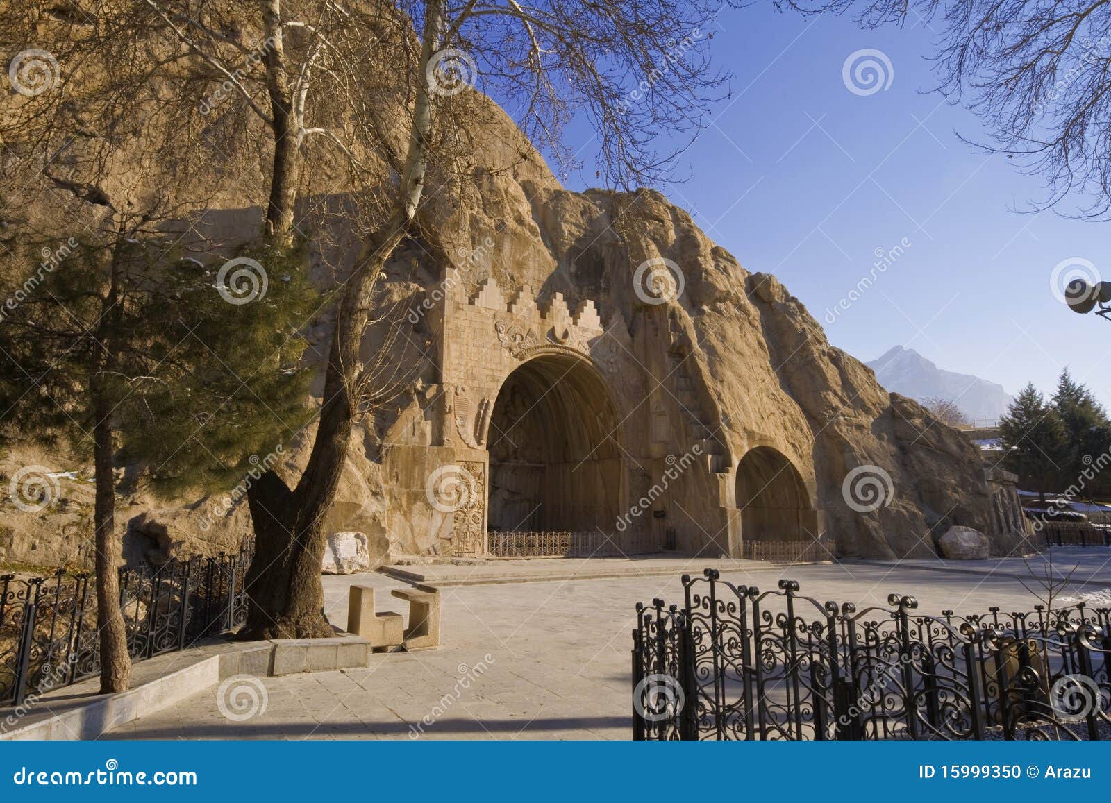 Taq-e Bostan stock photo. Image of province, asia, bostan - 15999350