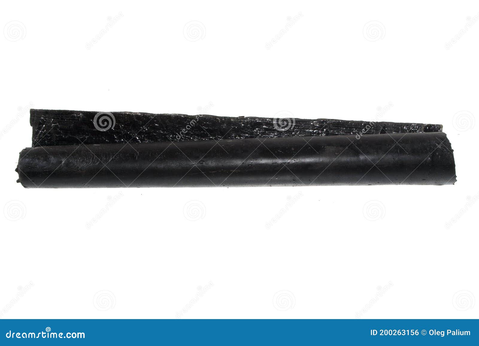 Tar Isolated on White Background Stock Photo - Image of abstract, rough ...