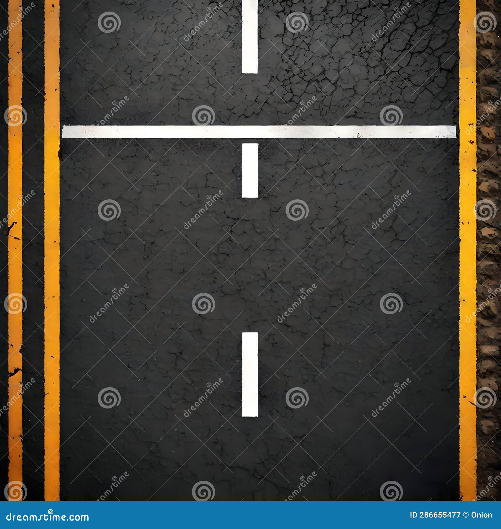 Tar Road With Road Line Markings Background - Ai Generated Image ...