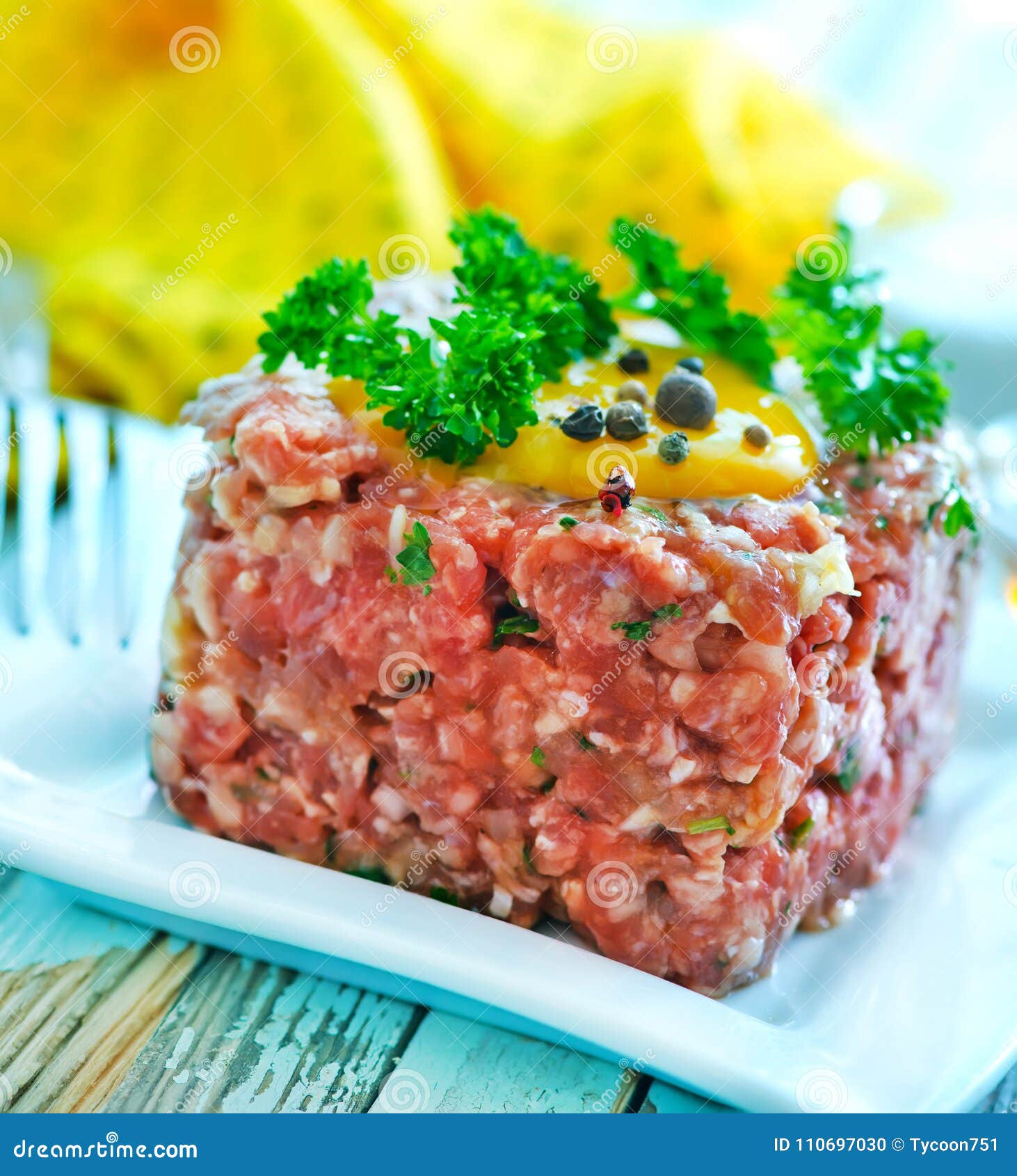 Tar-tar stock photo. Image of nutrition, meat, gourmet - 110697030
