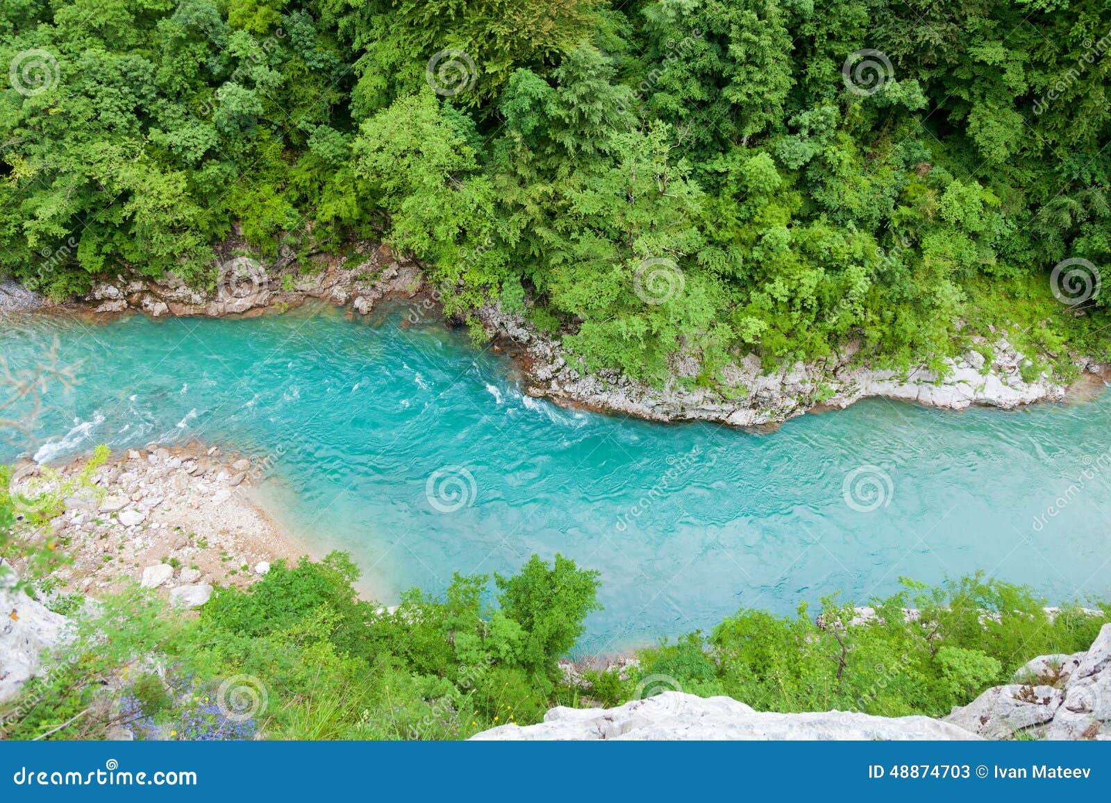 Tara River Canyon, Montenegro Stock Image - Image of place, nature ...