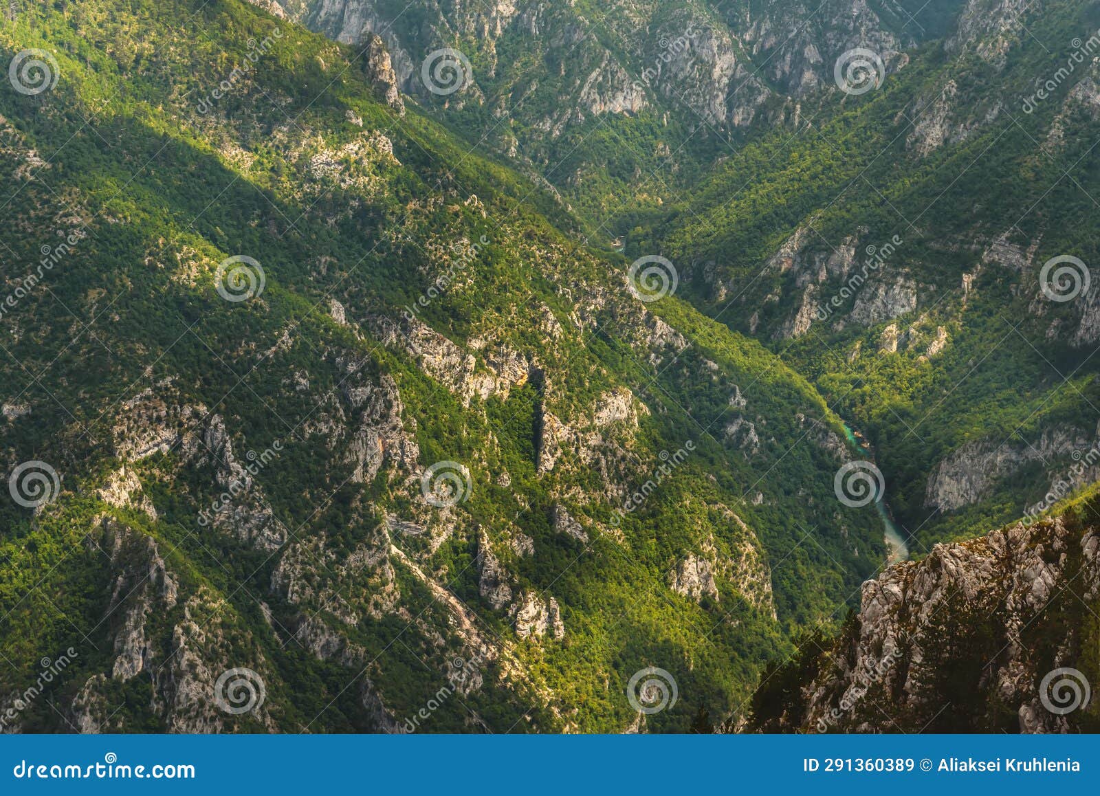 Tara River Canyon Natural Landmark of Montenegro Stock Image - Image of ...