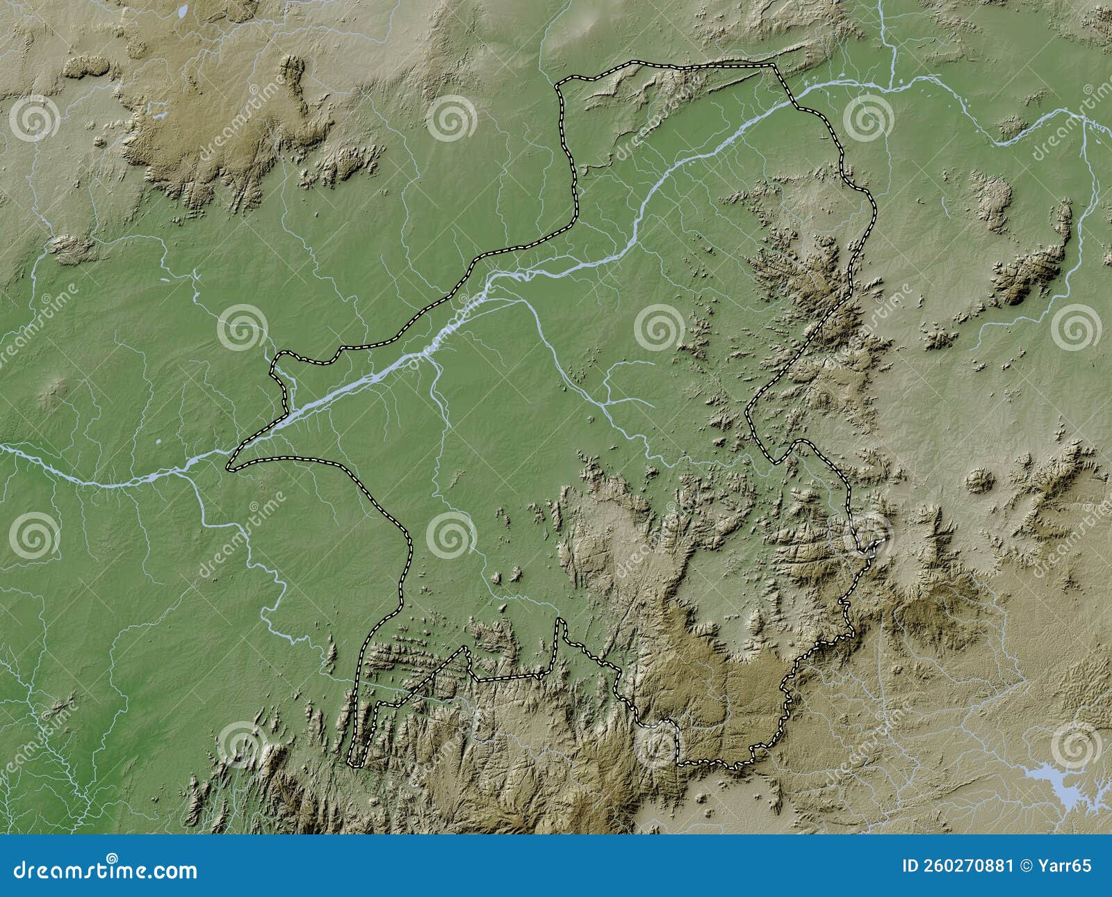 Taraba, Nigeria. Wiki. No Legend Stock Illustration - Illustration of ...