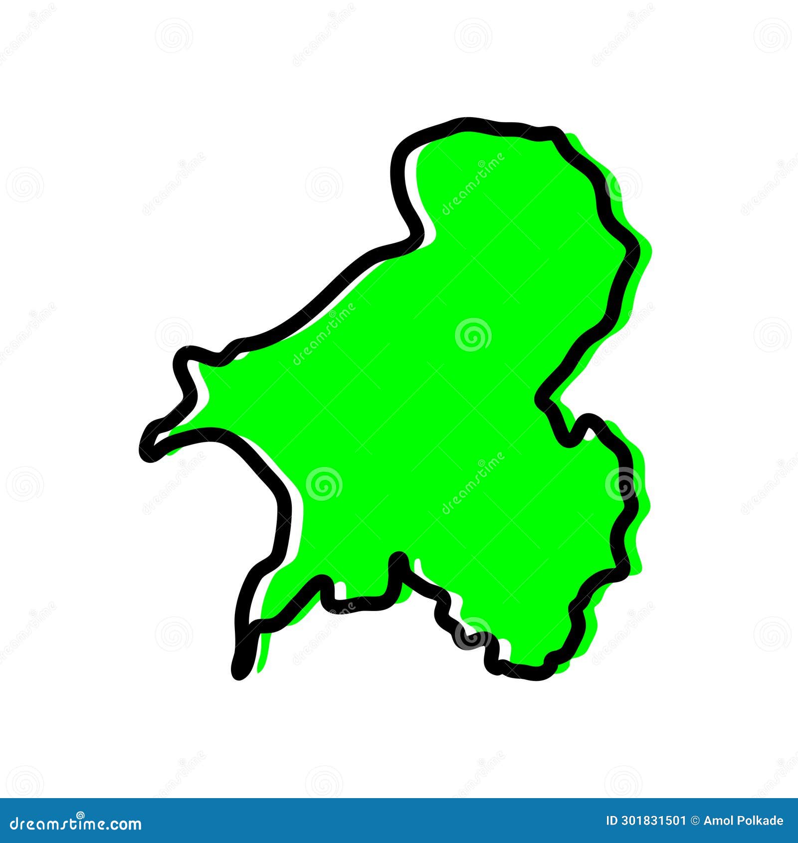 Taraba State of Nigeria Vector Map Illustration Stock Illustration ...