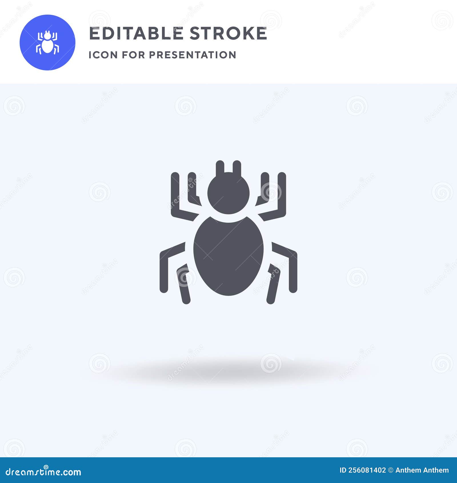 Tarantula Icon Vector, Filled Flat Sign, Solid Pictogram Isolated on White, Logo Illustration ...