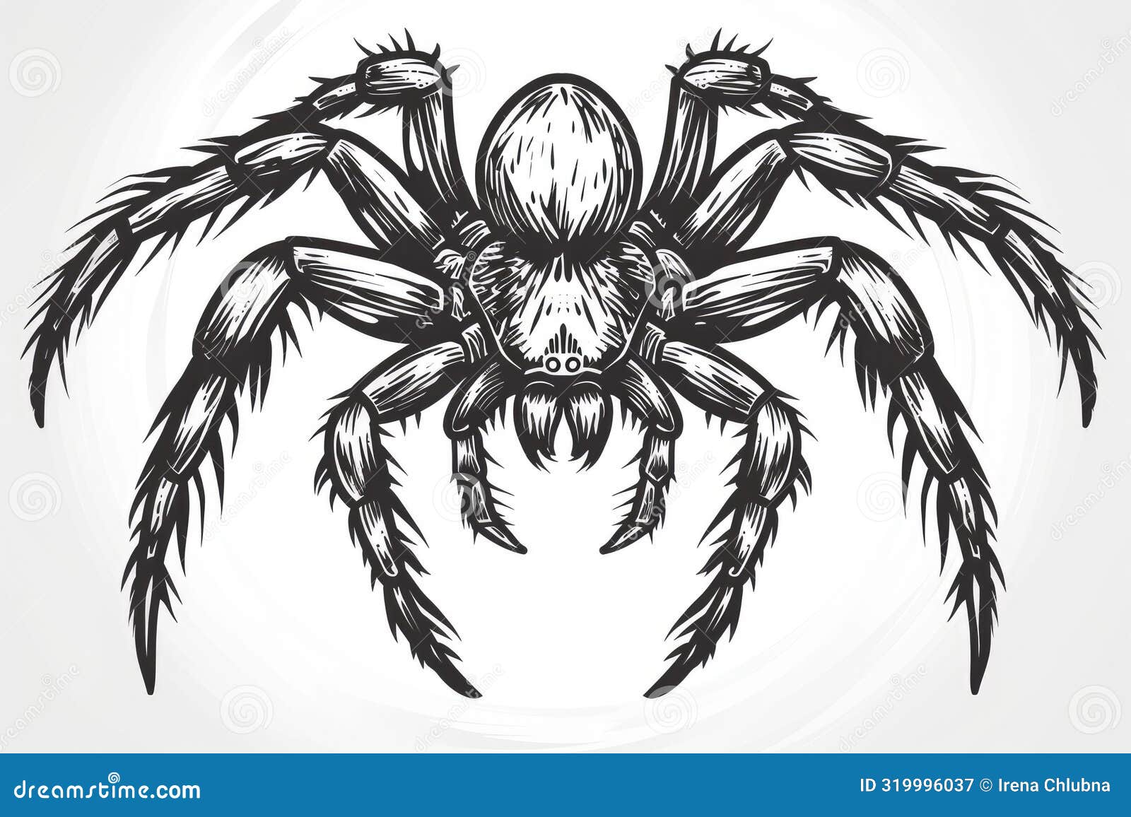 Tarantula Illustration Portraying Artistic Creativity and Symbolism ...