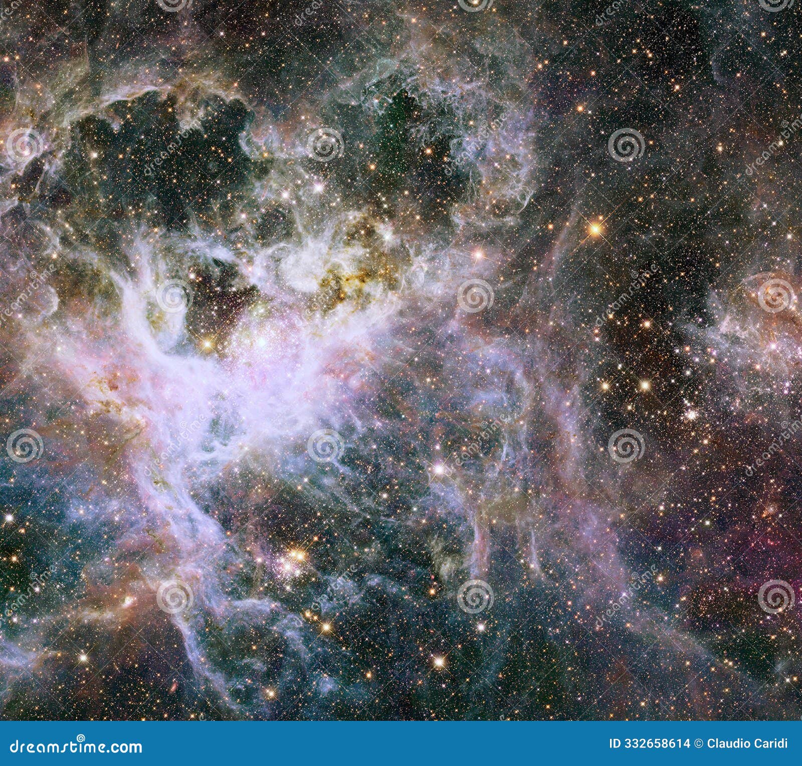 The Tarantula Nebula in Large Magellanic Cloud. Universe Science Astronomy Stock Photo - Image ...