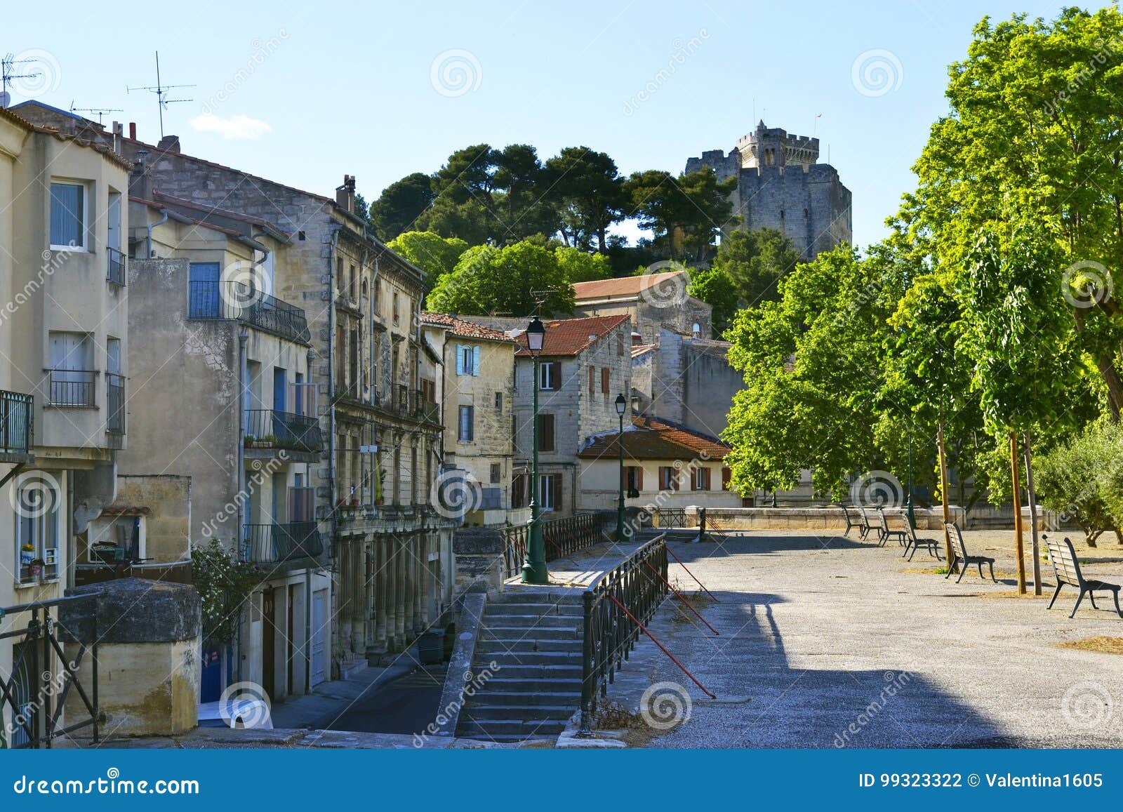 Tarascon view stock photo. Image of france, tarascon - 99323322