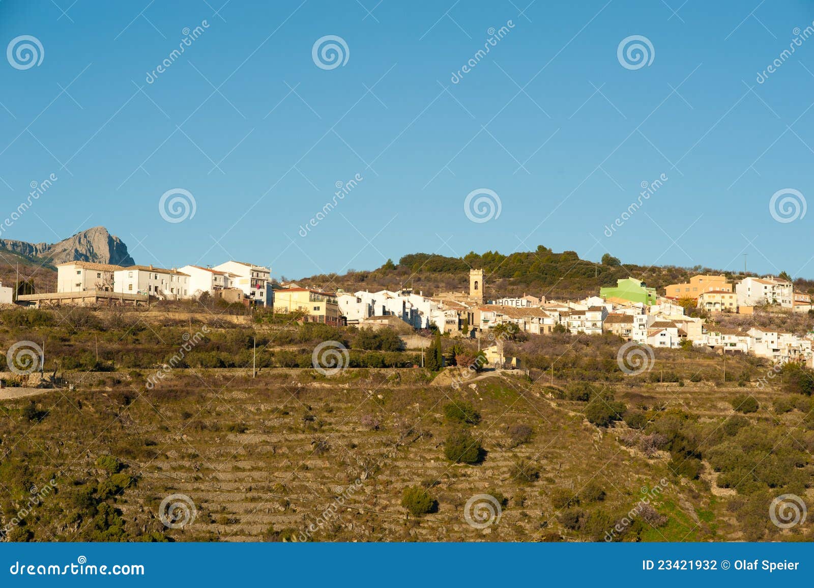 La Blanca Baja, Arguedas. Bardenas Reales, Navarre, Spain Vector ...