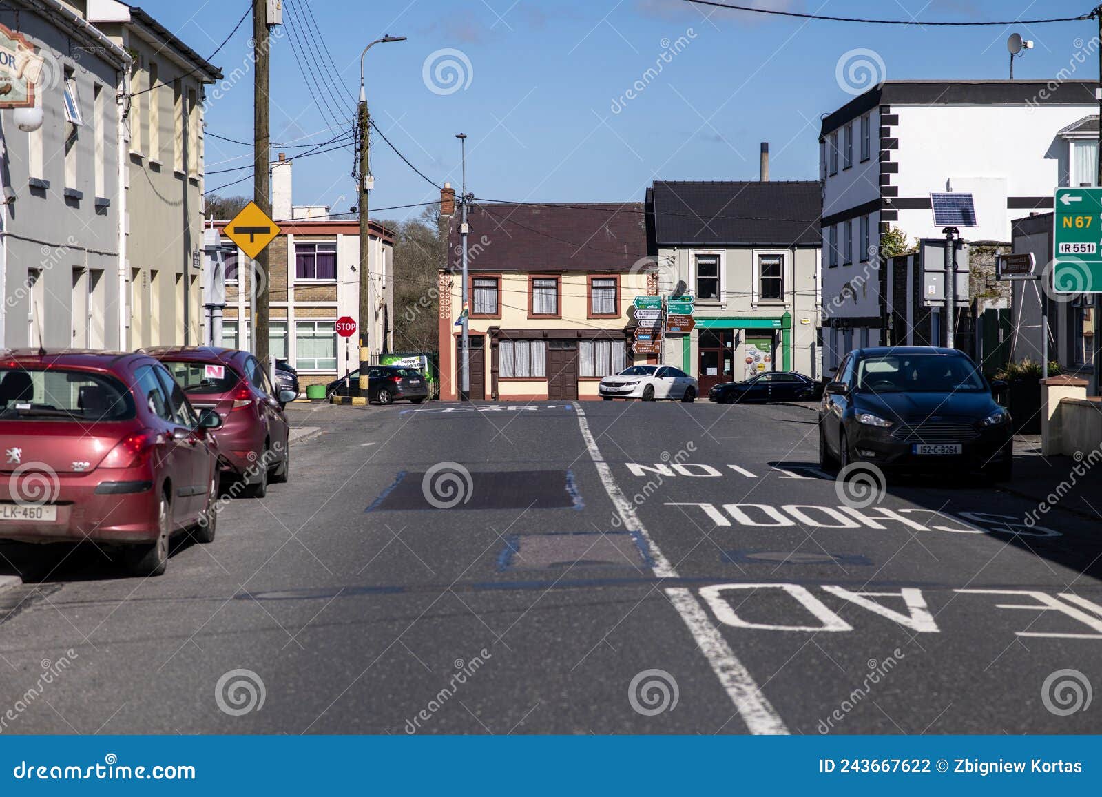 Tarbert Village in County Kerry,Tarbert,Ireland,March 18,2022 Editorial ...