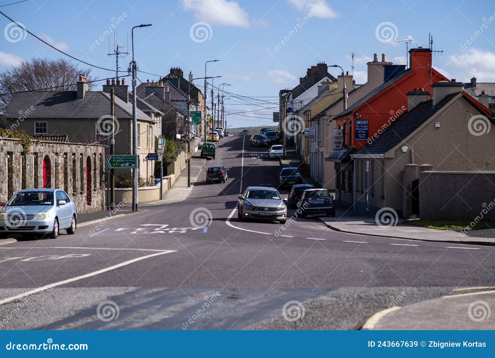 Tarbert Village in County Kerry,Tarbert,Ireland,March 18,2022 Editorial ...