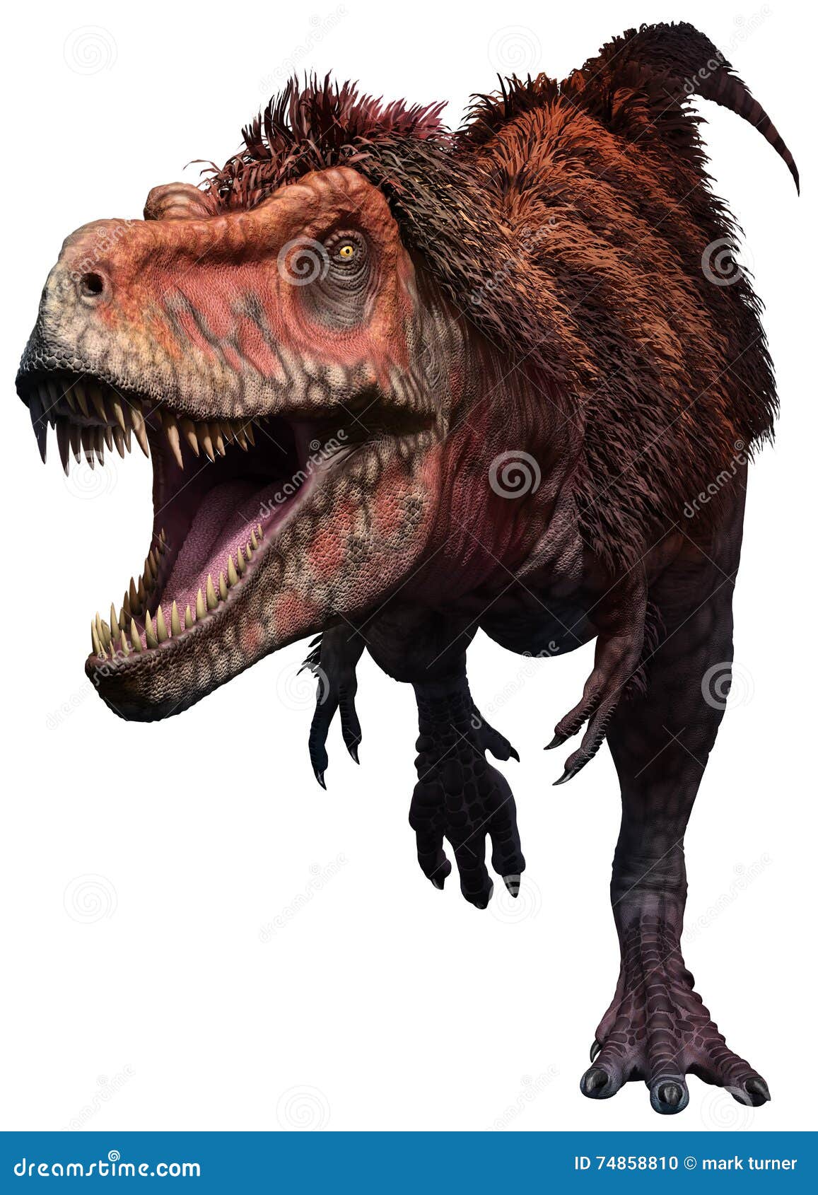 Tarbosaurus 3d Illustration Stock Illustration Illustration Of