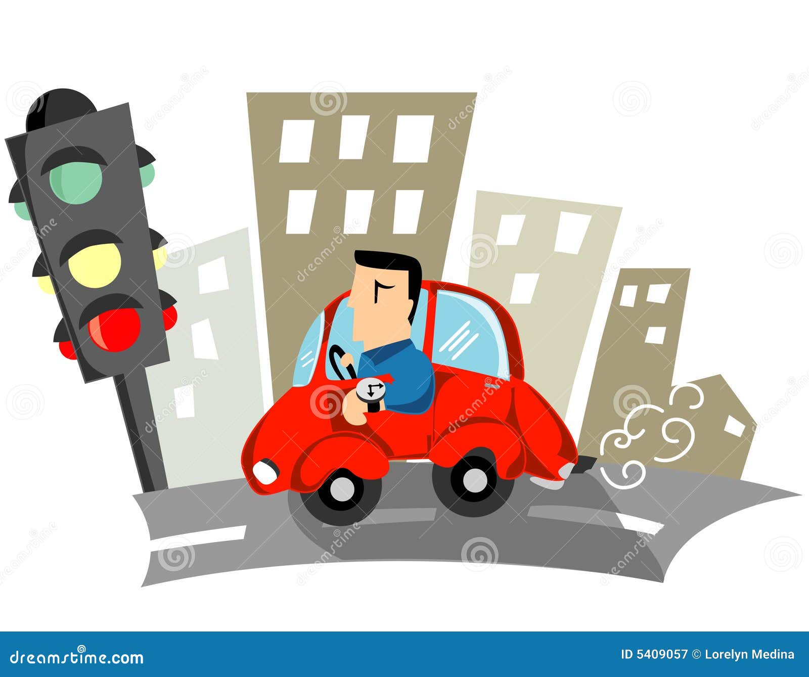 Tarde stock de ilustración. Ilustración de stop, vector - 5409057