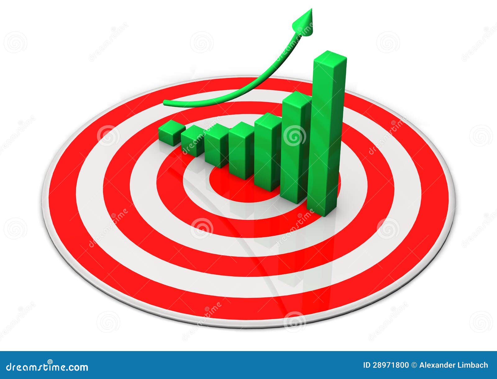 Green Chart Rising Stock Image | CartoonDealer.com #14509573
