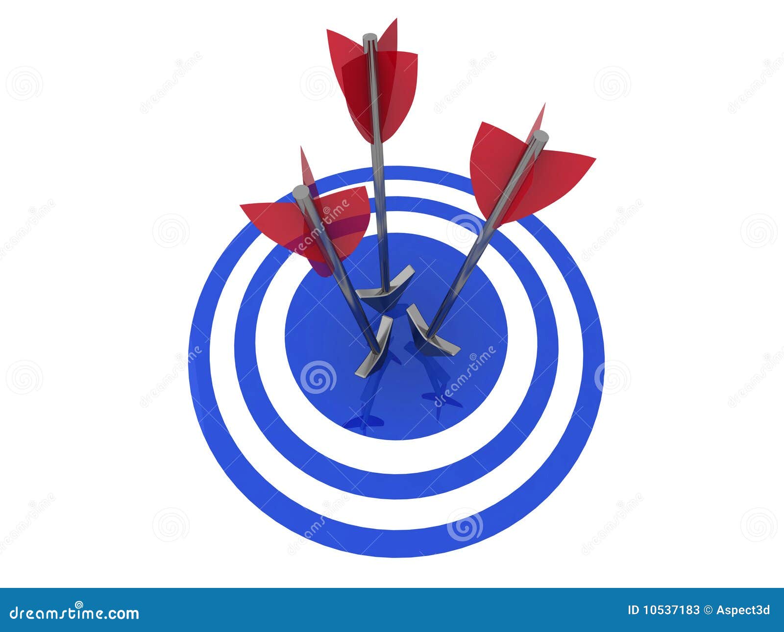 On Target stock illustration. Illustration of competition - 10537183