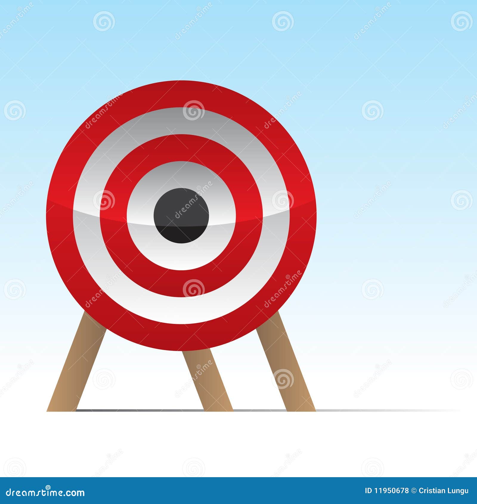 Target stock vector. Illustration of success, accuracy - 11950678