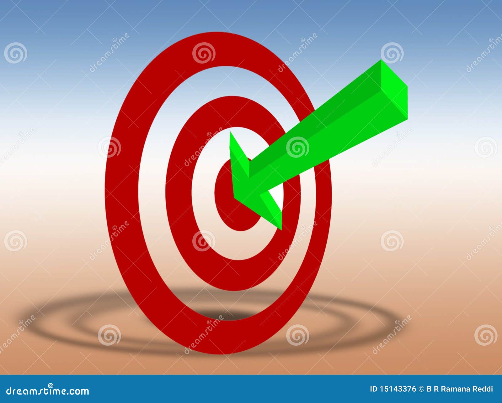 Target stock illustration. Illustration of competition - 15143376