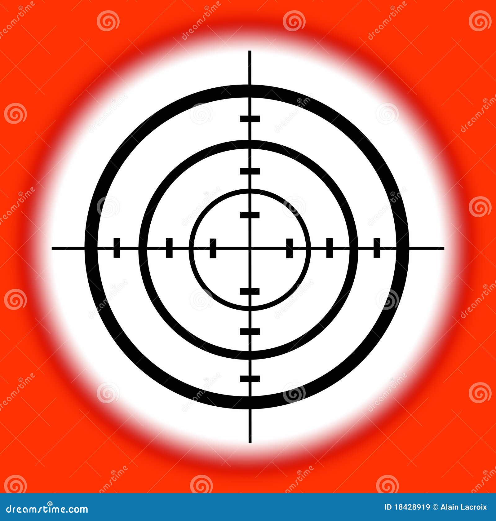 Target stock illustration. Illustration of round, accurate - 18428919