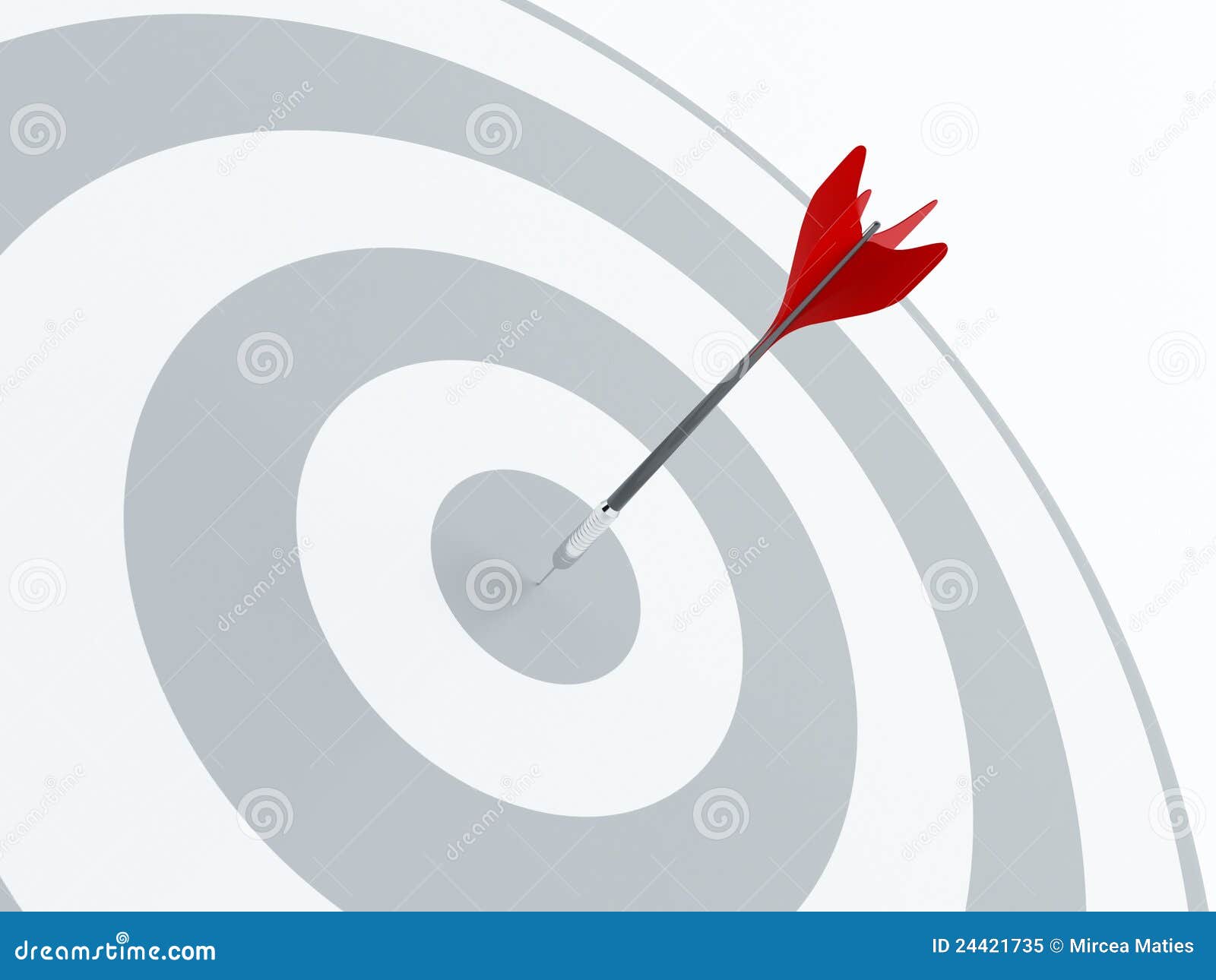 On target stock illustration. Illustration of efficient - 24421735