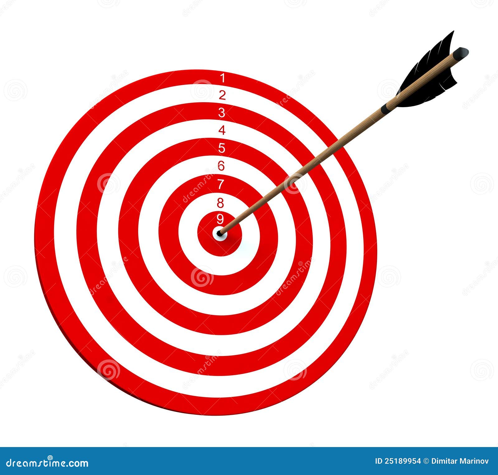 On Target stock illustration. Illustration of weapon - 25189954