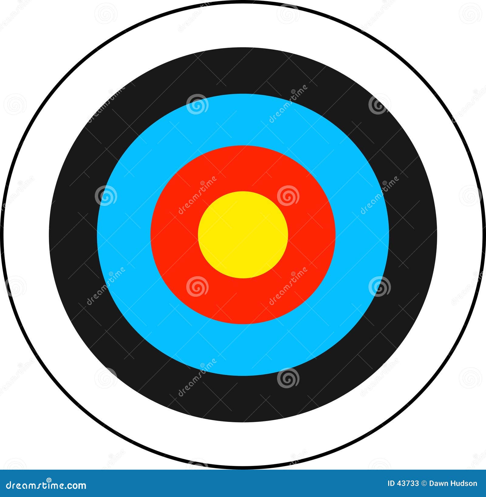 Target stock vector. Illustration of target, games, shoot - 43733