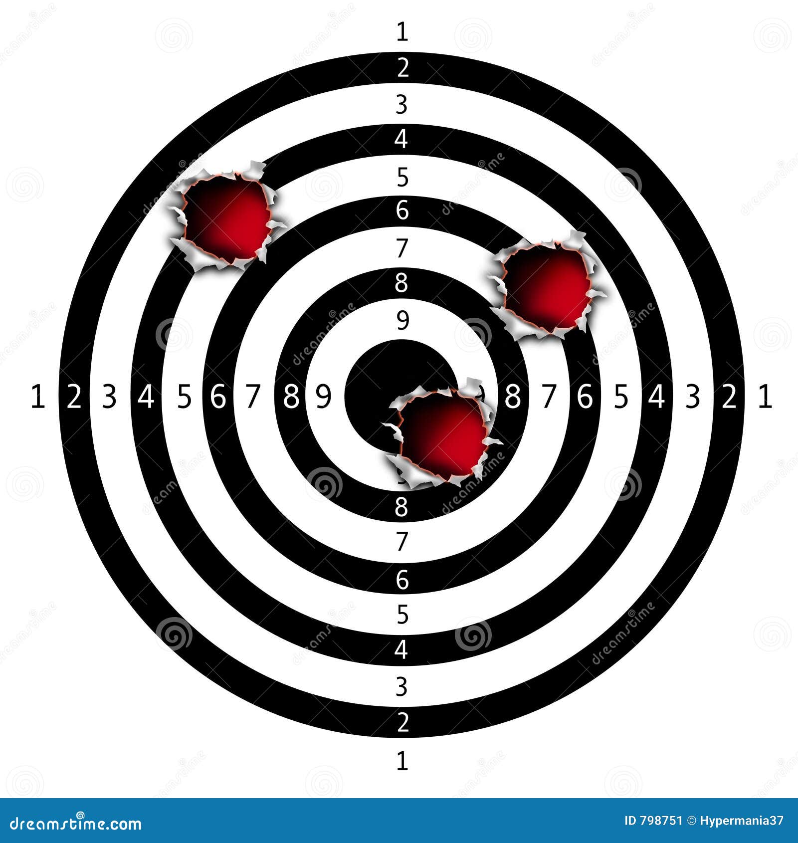 Target stock illustration. Illustration of perfection, winner - 798751