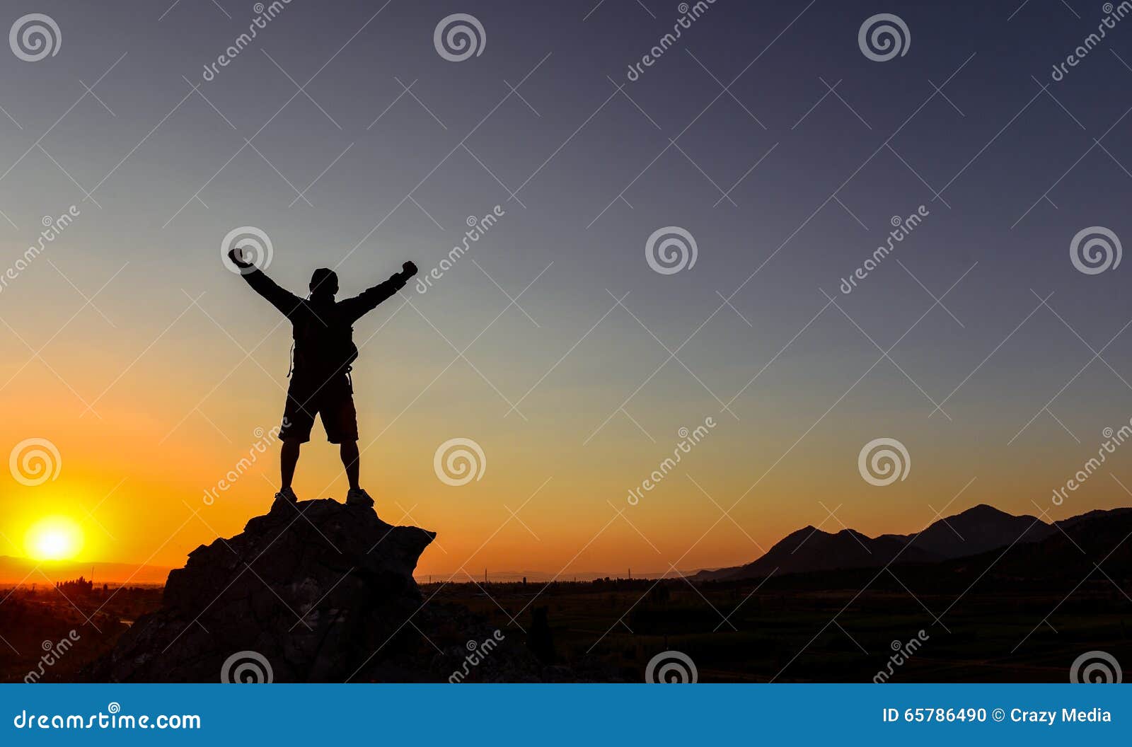 Target Achievement and Good Morning Stock Photo - Image of joyful ...