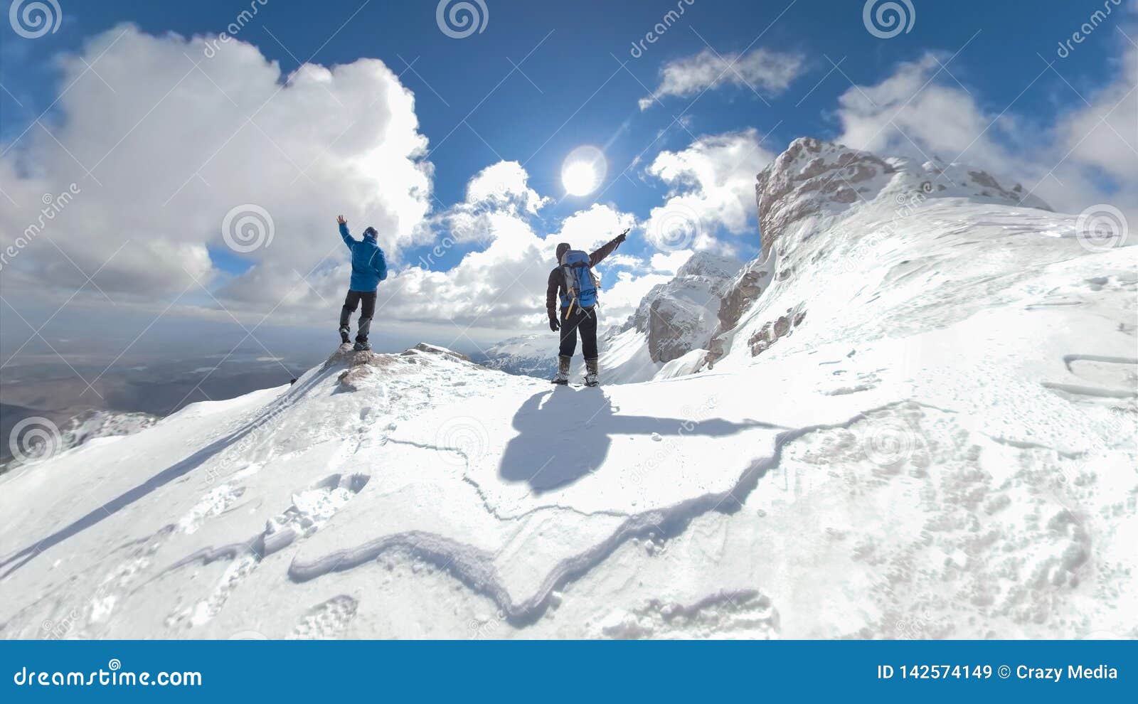 Target Achievements of Professional Climbers Stock Image - Image of ...