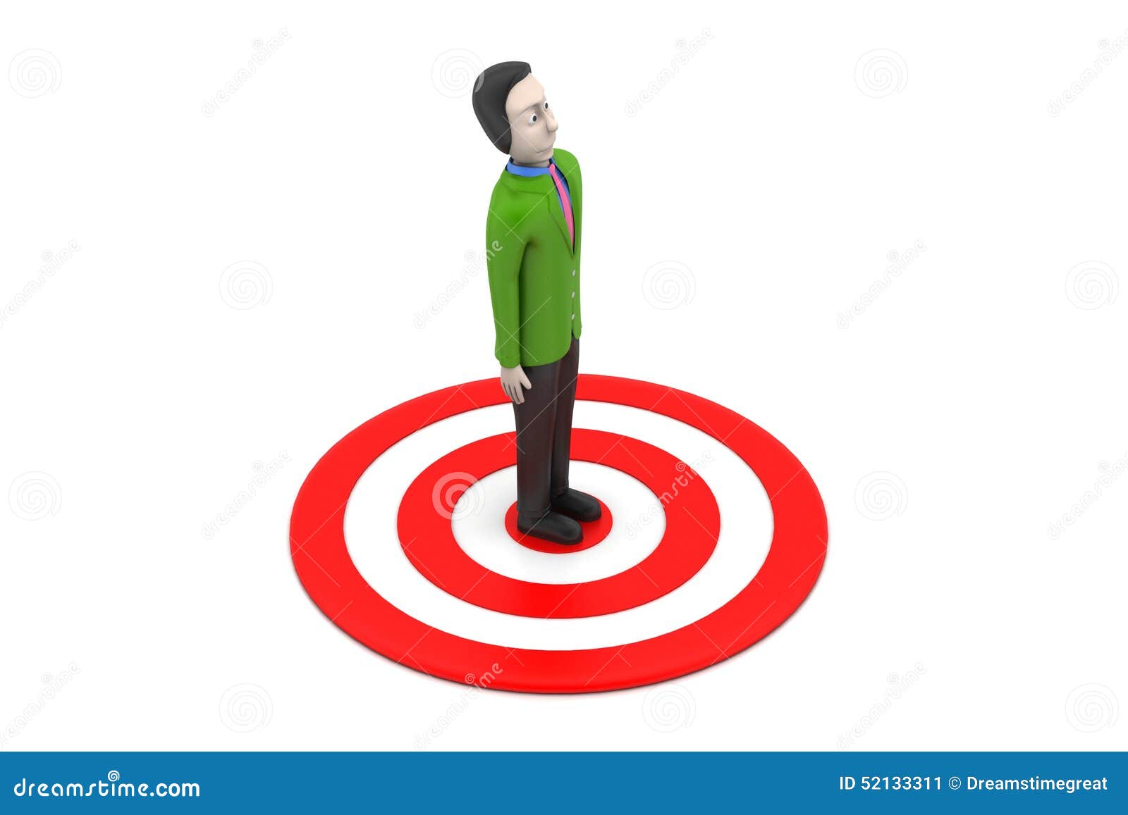 Target achieving concept stock illustration. Illustration of skill ...