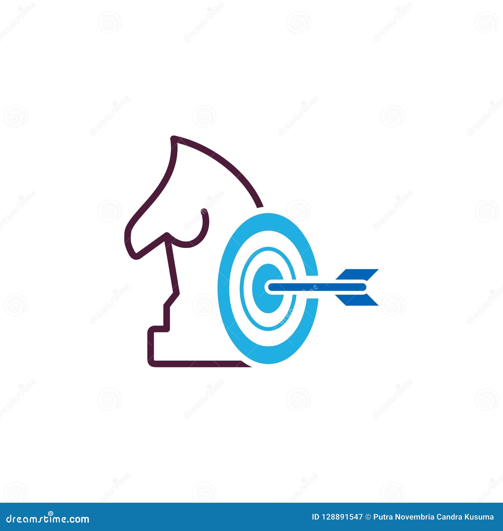 Target Advertising Logo Icon Design Stock Vector - Illustration of ...