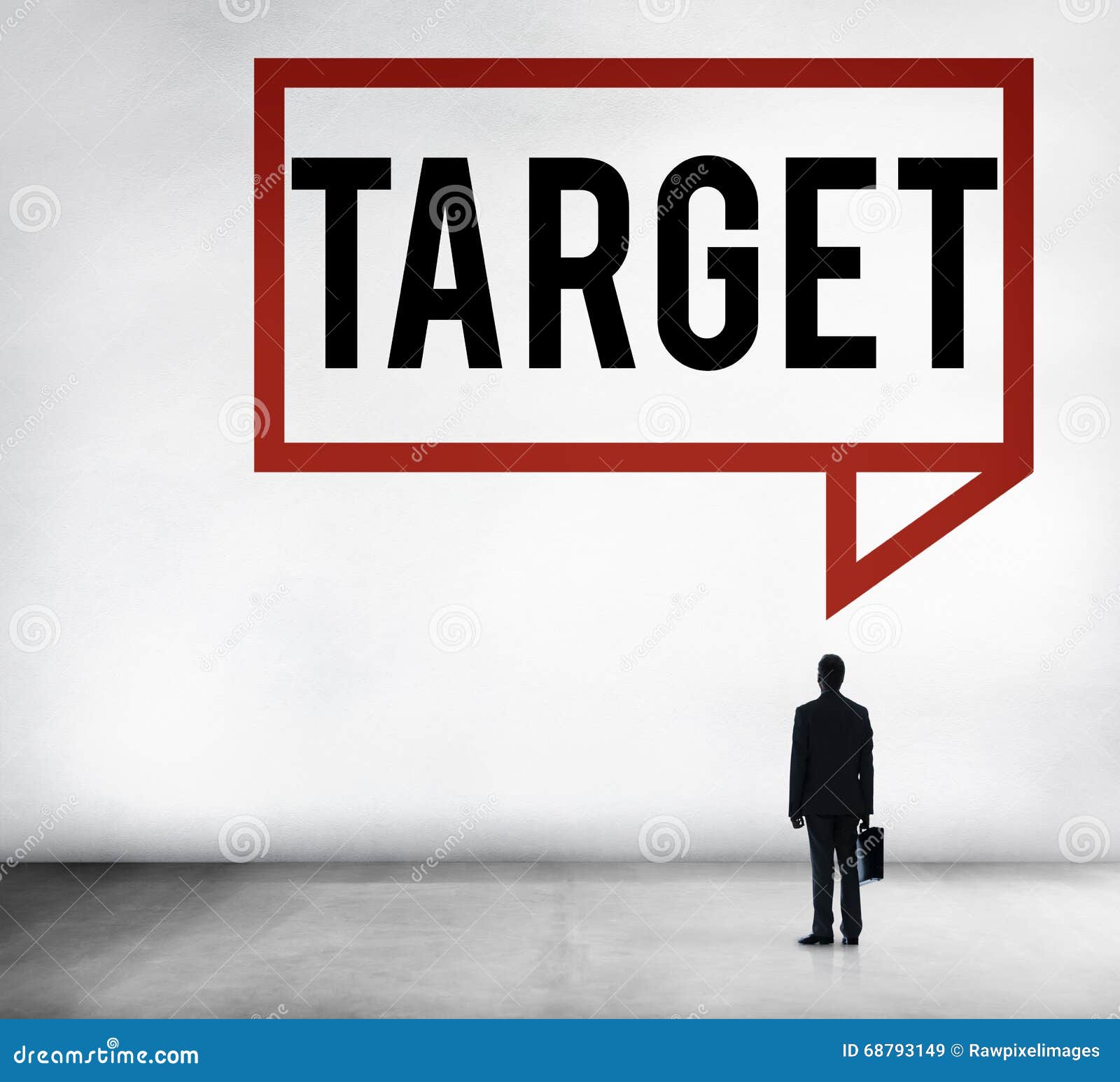 Target Aim Goal Inspiration Solution Success Vision Concept Stock Image ...